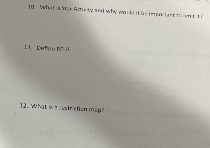 Solved 10. What is Star Activity and why would it be | Chegg.com