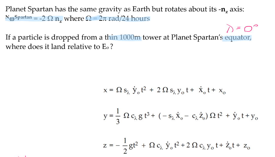 Solved Planet Spartan has the same gravity as Earth but | Chegg.com