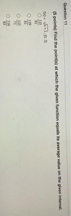 Solved Find the point(s) at which the given function equals | Chegg.com