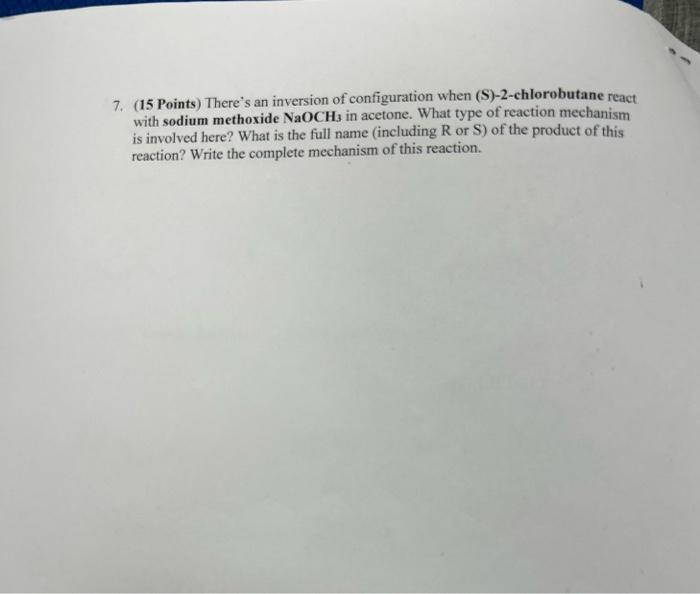 Solved 6. Show how you would convert 1-chlorobutane into the | Chegg.com