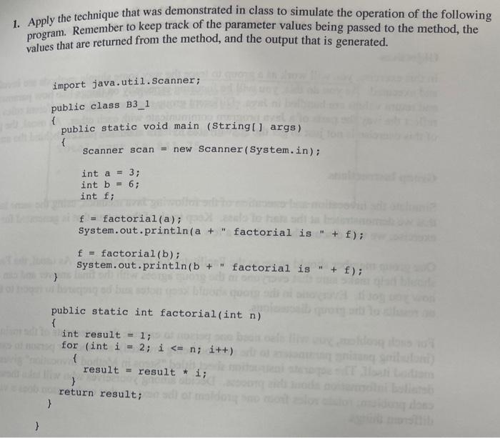 Solved Apply the technique that was demonstrated in class to | Chegg.com