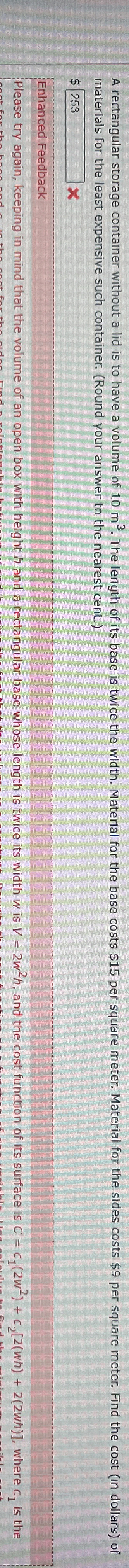 Solved A rectangular storage container without a lid is to | Chegg.com