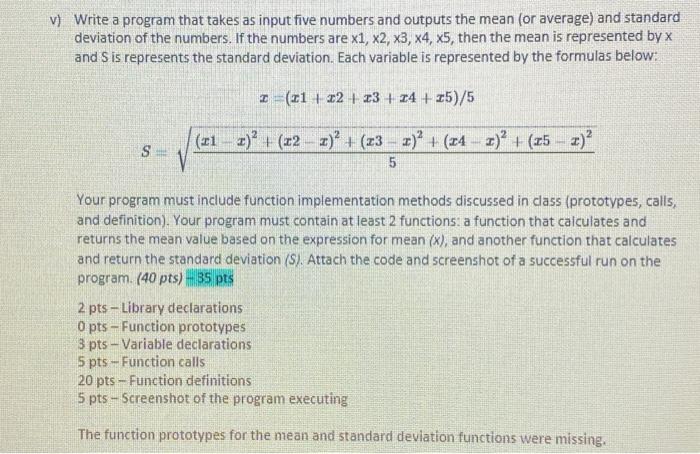 Solved #5C++ please help ne get the correct function and | Chegg.com