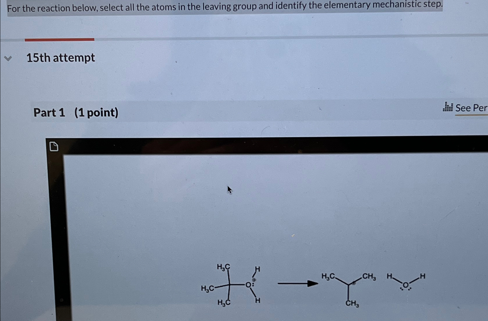 Solved For the reaction below, select all the atoms in the | Chegg.com