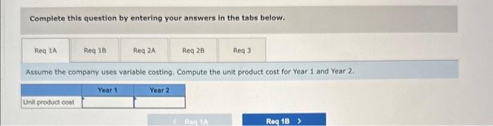 Solved Exercise 6-9 (Static) Variable and Absorption Costing | Chegg.com Solved Exercise 6-9 (Static) Variable and Absorption Costing | Chegg.com