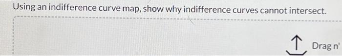 Solved Using an indifference curve map, show why | Chegg.com