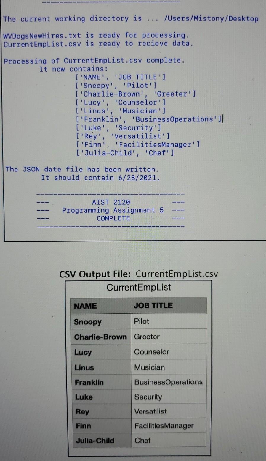 Solved the above image is the requirements for the program | Chegg.com
