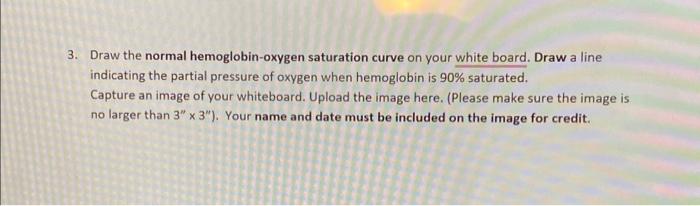 3 Draw The Normal Hemoglobin Oxygen Saturation Curve