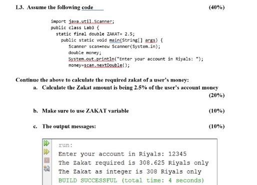 Solved 13. Assume the following code (40%) import | Chegg.com