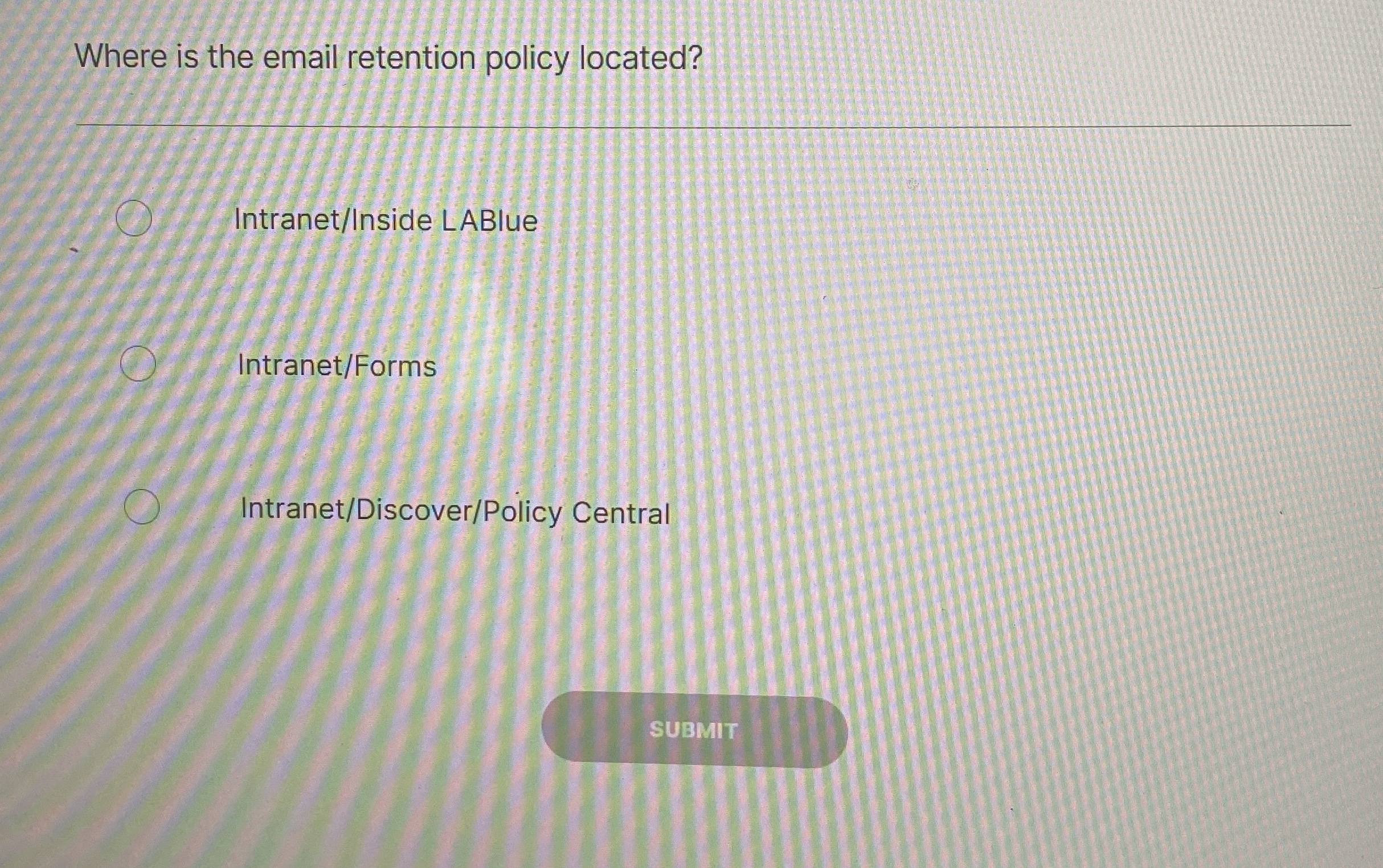 Solved Where is the email retention policy | Chegg.com