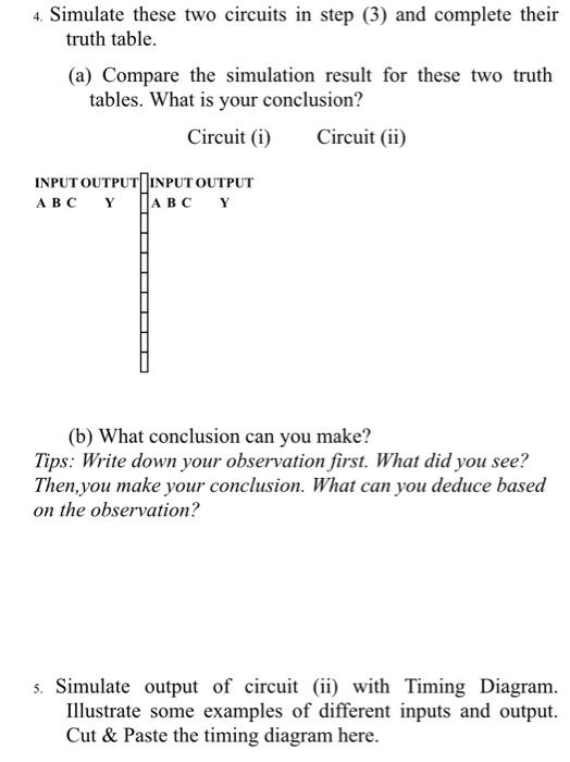 Solved Part 1 (submitted in pdf file) Simulating logic | Chegg.com