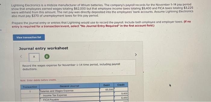 Solved Lightning Electronics is a midsize manufacturer of | Chegg.com