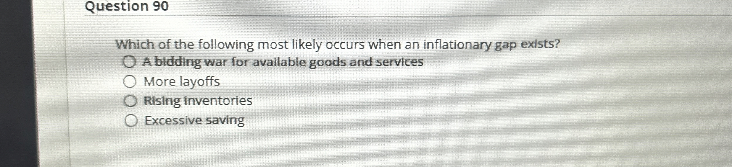 Solved Question 90Which of the following most likely occurs | Chegg.com