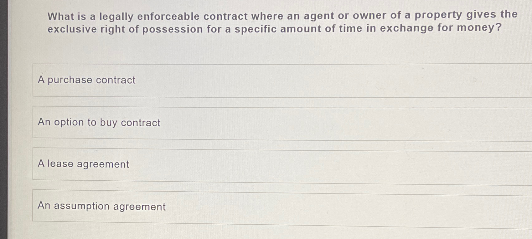 Solved What is a legally enforceable contract where an agent | Chegg.com