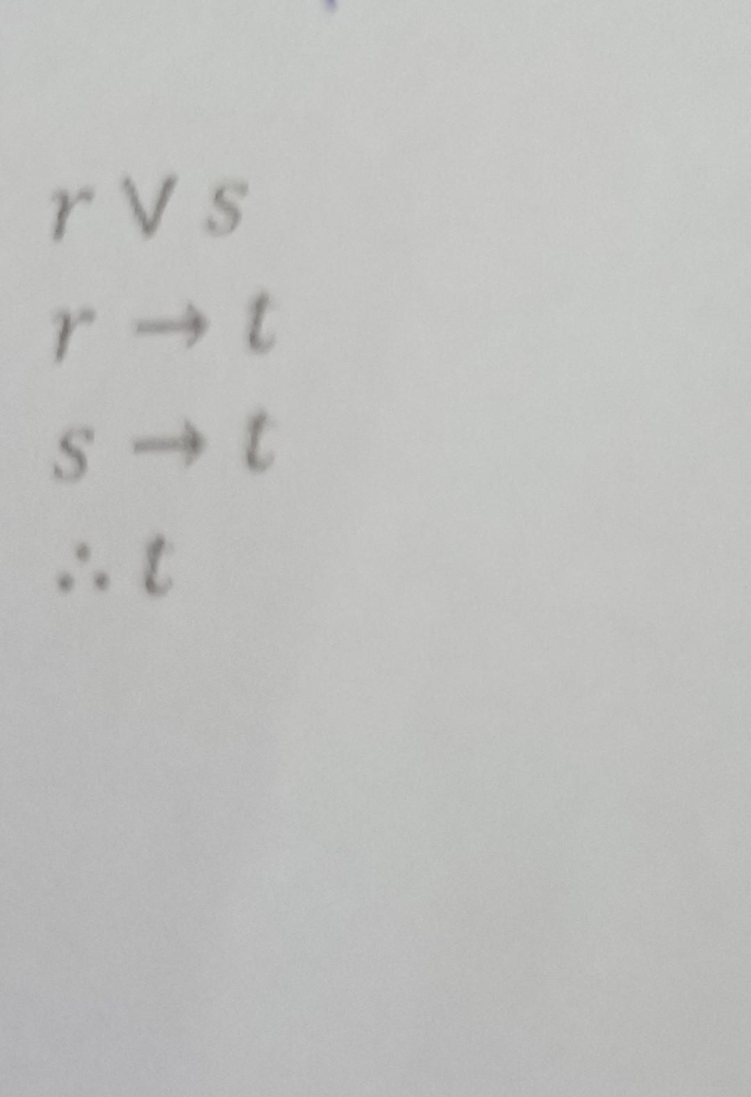 Solved use a truth table to determine whether the following | Chegg.com