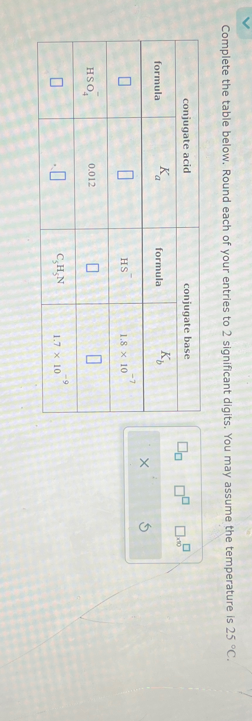 Solved Complete the table below. Round each of your entries | Chegg.com