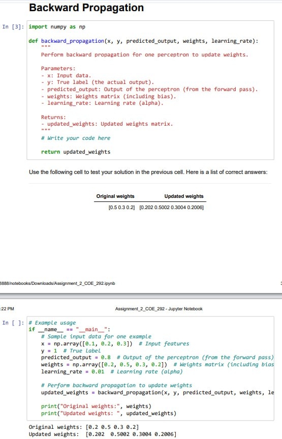 Solved 2 (use python)the uncleare code:# Example usageif | Chegg.com
