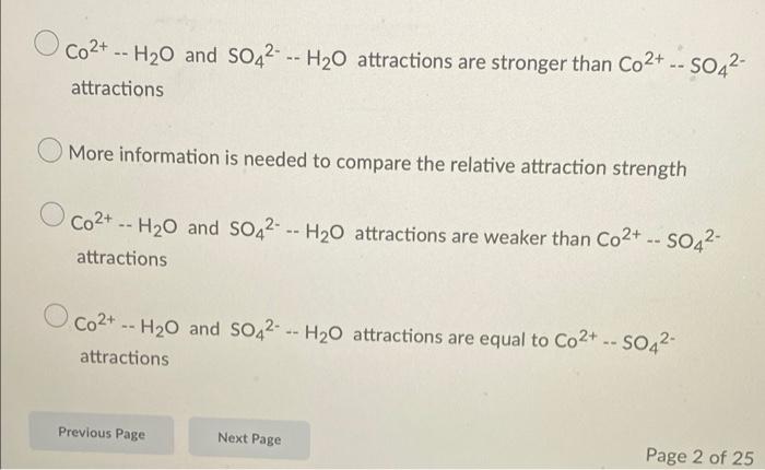 Solved Use the PEC diagram given below for cobalt (II) | Chegg.com