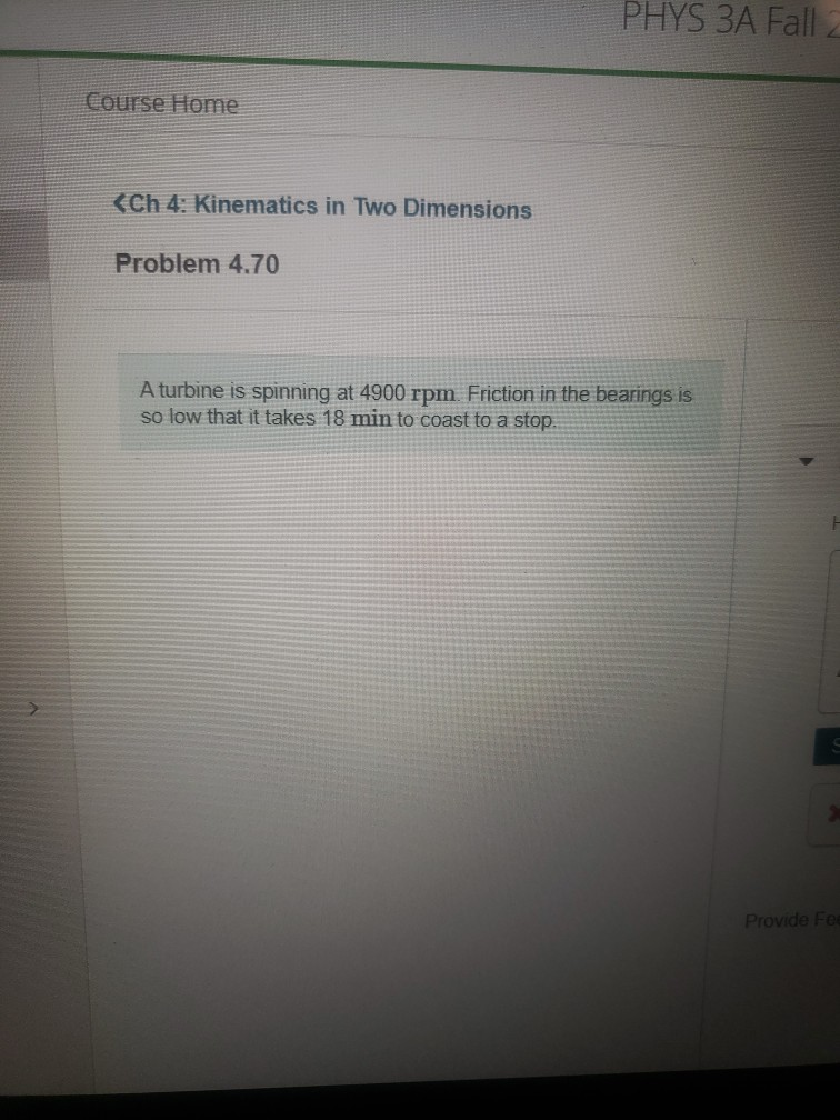 Solved PHYS 3A Fall Course Home | Chegg.com