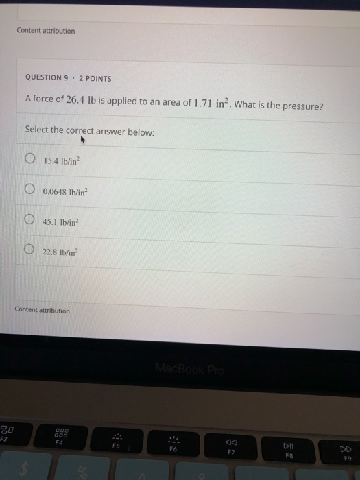 Solved Content attribution QUESTION 9. 2 POINTS A force of | Chegg.com Solved Content attribution QUESTION 9. 2 POINTS A force of | Chegg.com