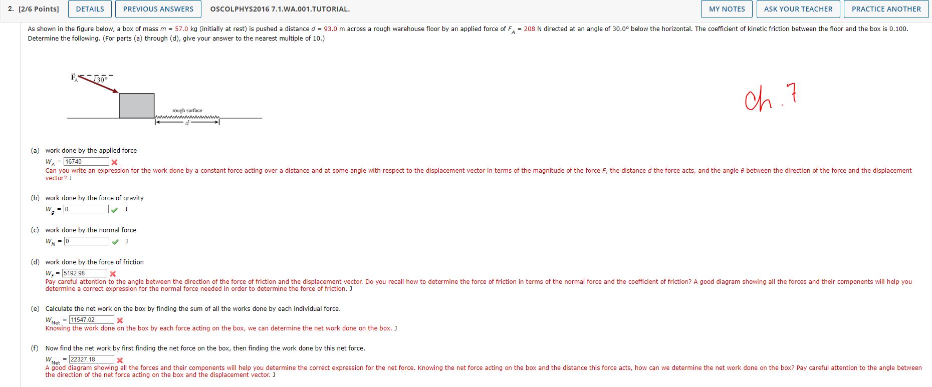 Solved As shown in the figure below, a box of mass m = 57.0 | Chegg.com