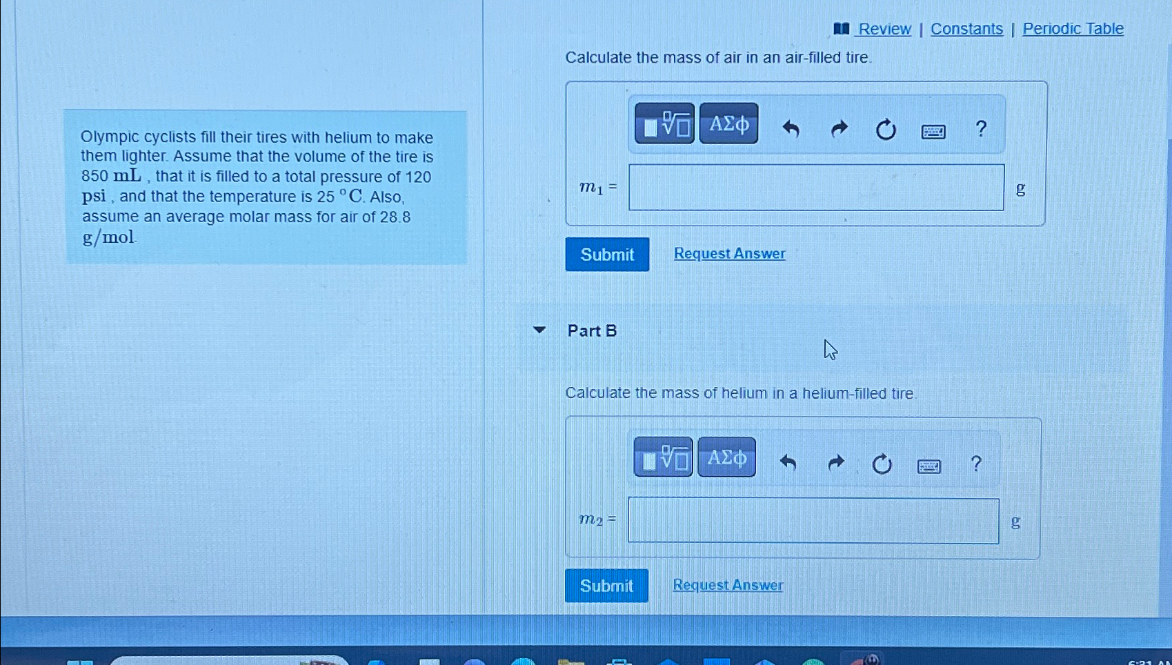 Solved Review I Constants I Periodic TableCalculate the mass | Chegg.com