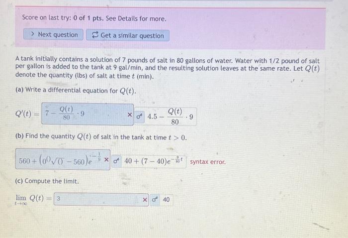 Solved Score on last try: 0 of 1 pts. See Details for more. | Chegg.com