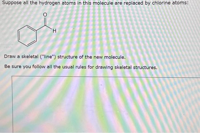 Solved Draw a skeletal ("line") structure of the new | Chegg.com