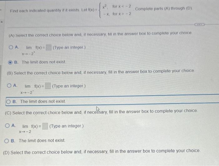 Solved Find each indicated quantity if it exists Let | Chegg.com