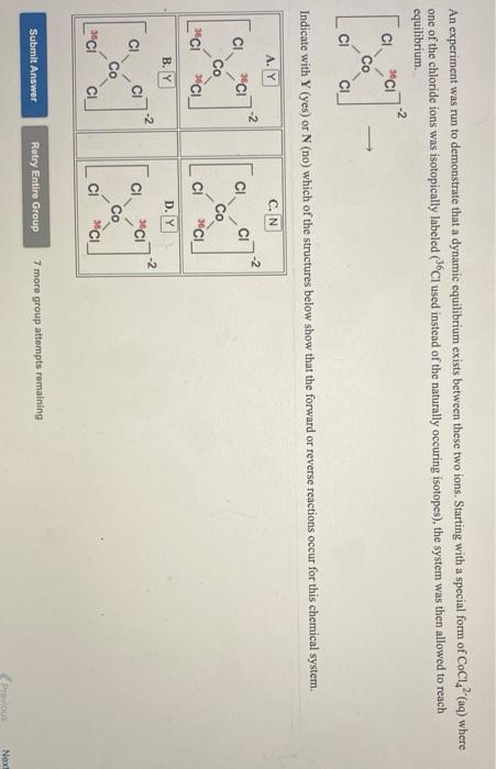 Solved In aqueous solution cobalt(II)ion is surrounded by 4 | Chegg.com