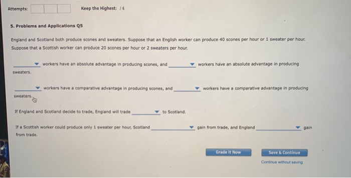 Solved Attempts: Keep the Highest: 4 5. Problems and | Chegg.com