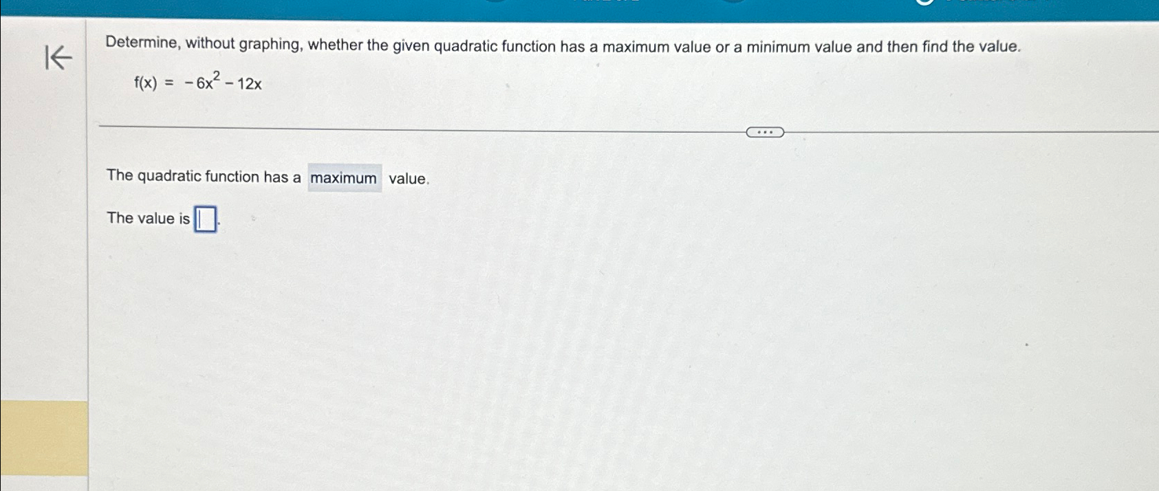 Solved Determine Without Graphing Whether The Given