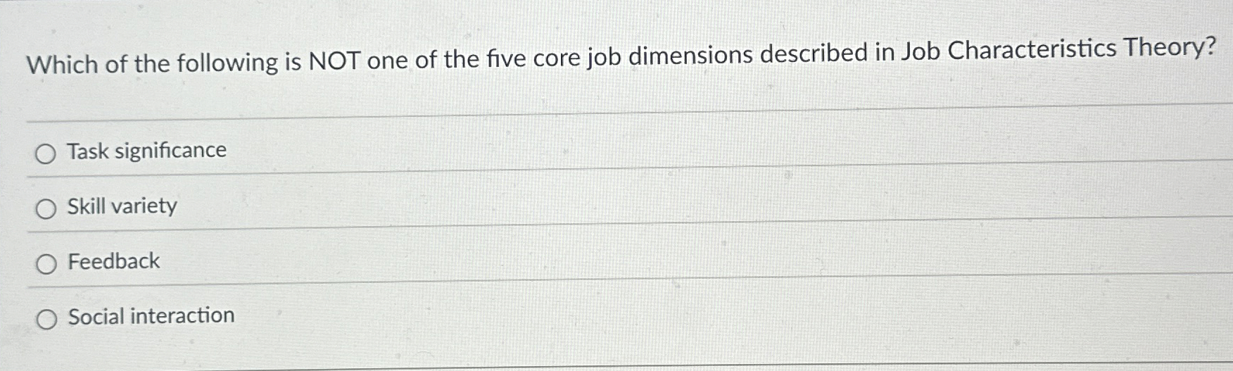 Solved Which of the following is NOT one of the five core | Chegg.com
