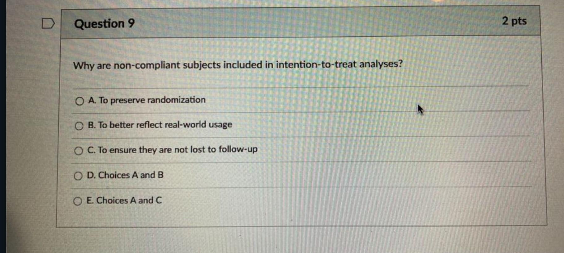 Solved Why are non-compliant subjects included in | Chegg.com