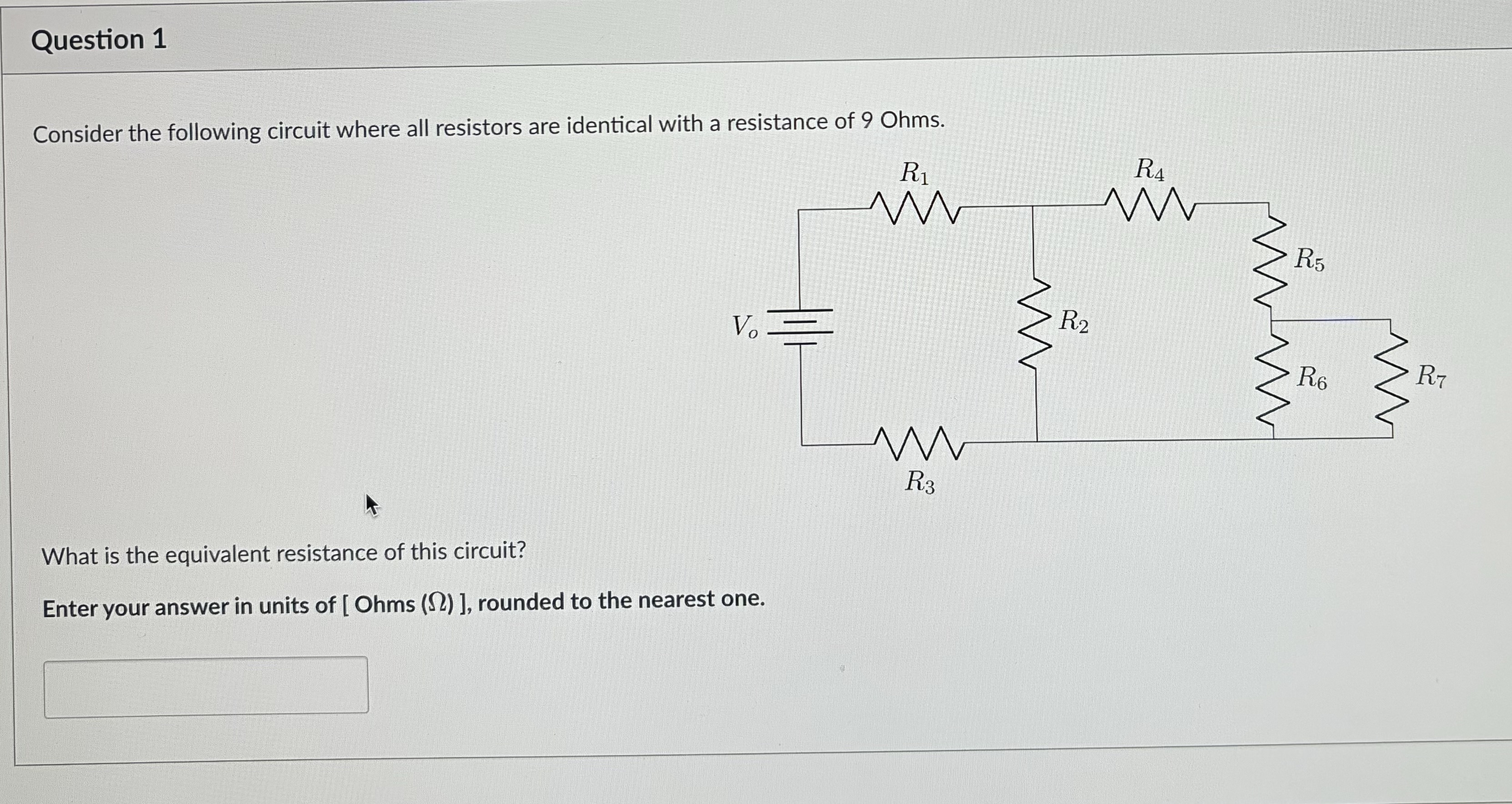 Solved Question 1Consider the following circuit where all | Chegg.com