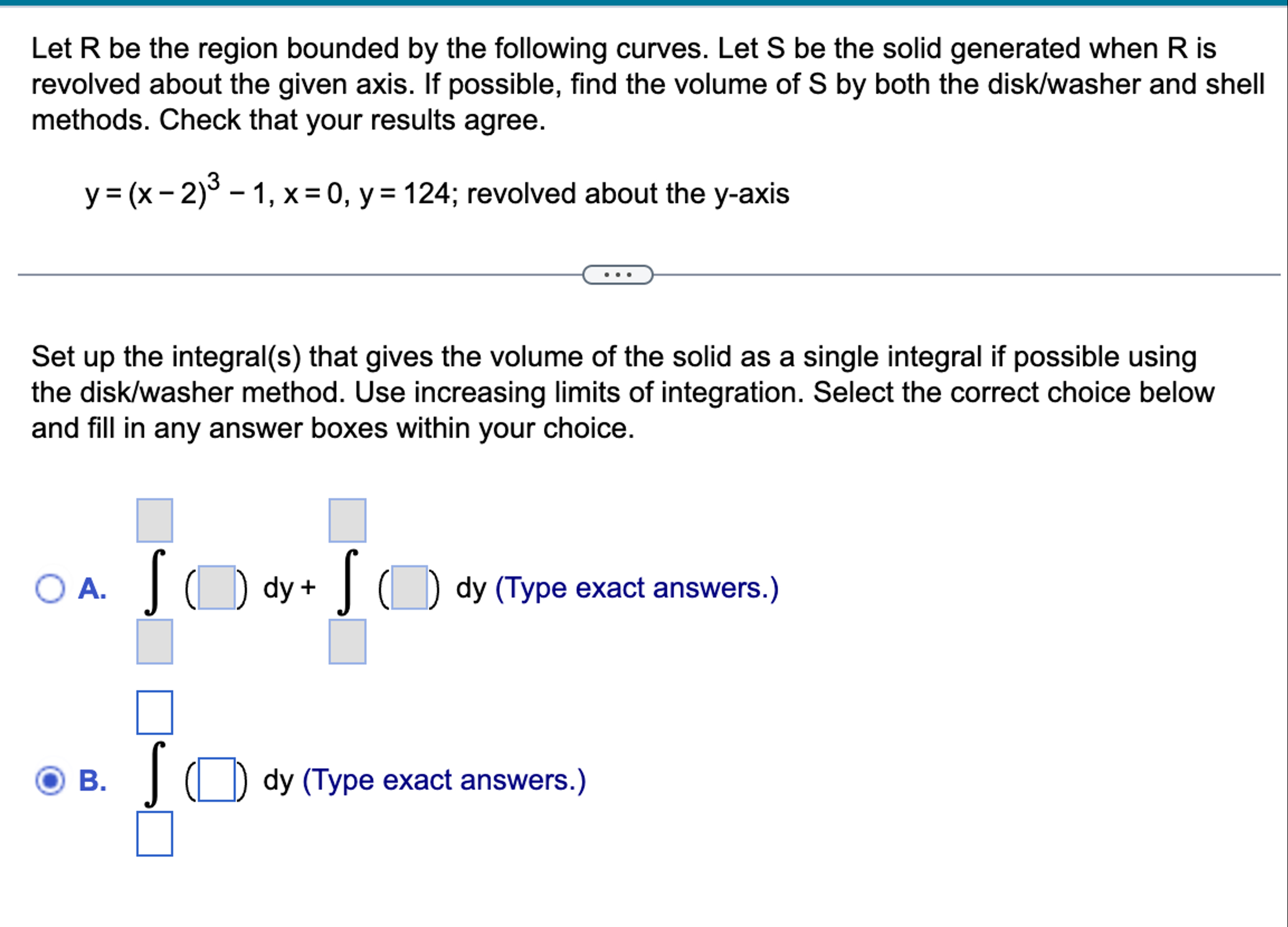 Solved Let R ﻿be the region bounded by the following curves. | Chegg.com
