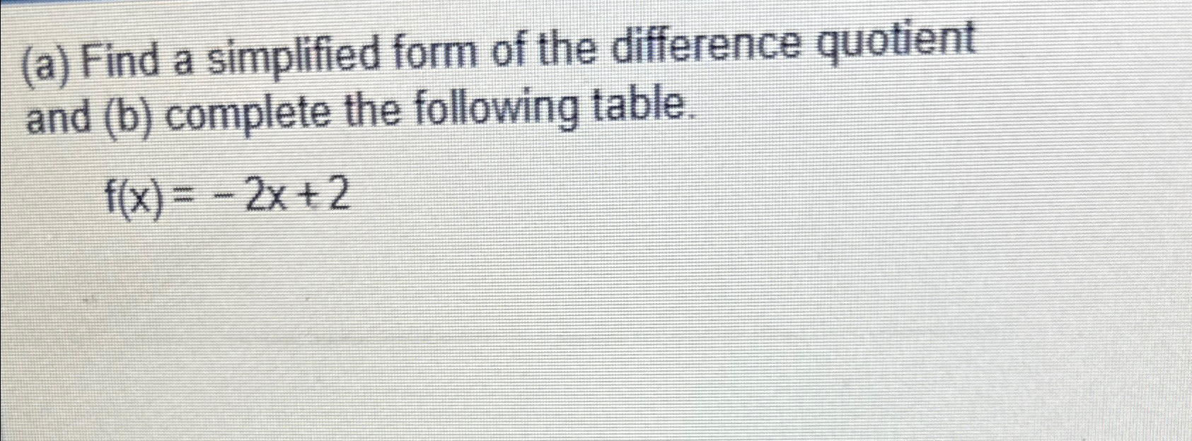 Solved (a) ﻿Find a simplified form of the difference | Chegg.com