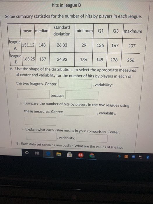 Solved The histograms and summary statistics summarize the | Chegg.com