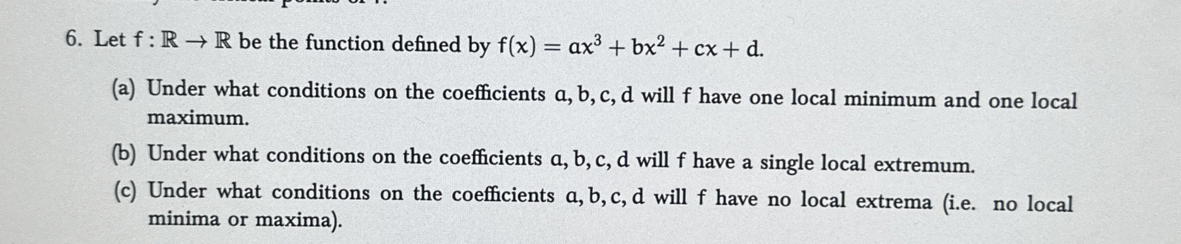 Solved Let f:R→R ﻿be the function defined by | Chegg.com