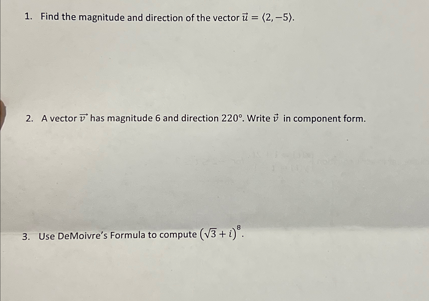 Solved Find the magnitude and direction of the vector | Chegg.com