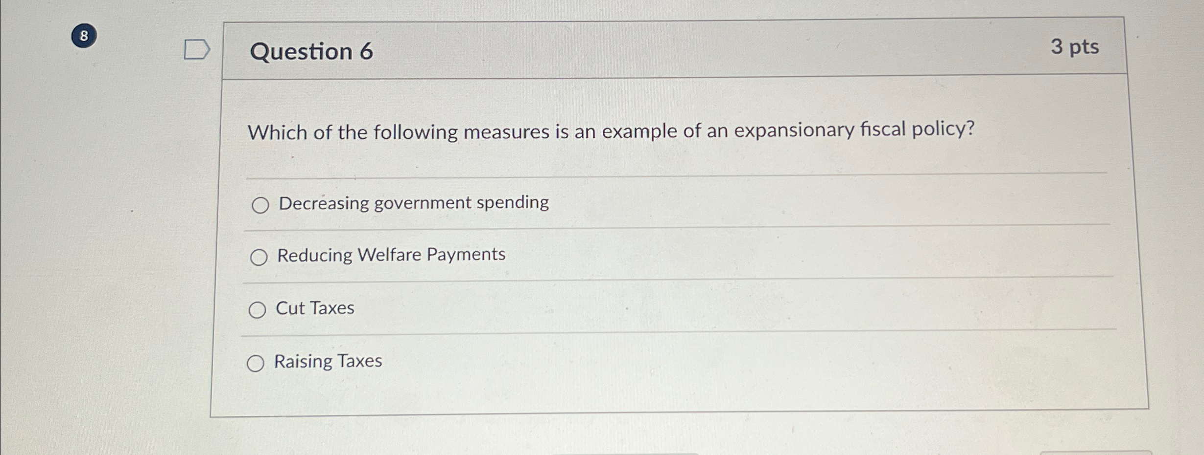 Solved Question 63 ﻿ptsWhich of the following measures is an | Chegg.com