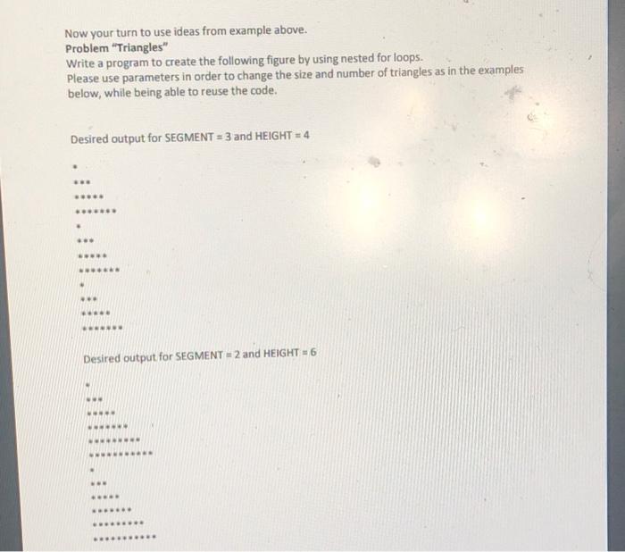 Solved Now your turn to use ideas from example above. | Chegg.com