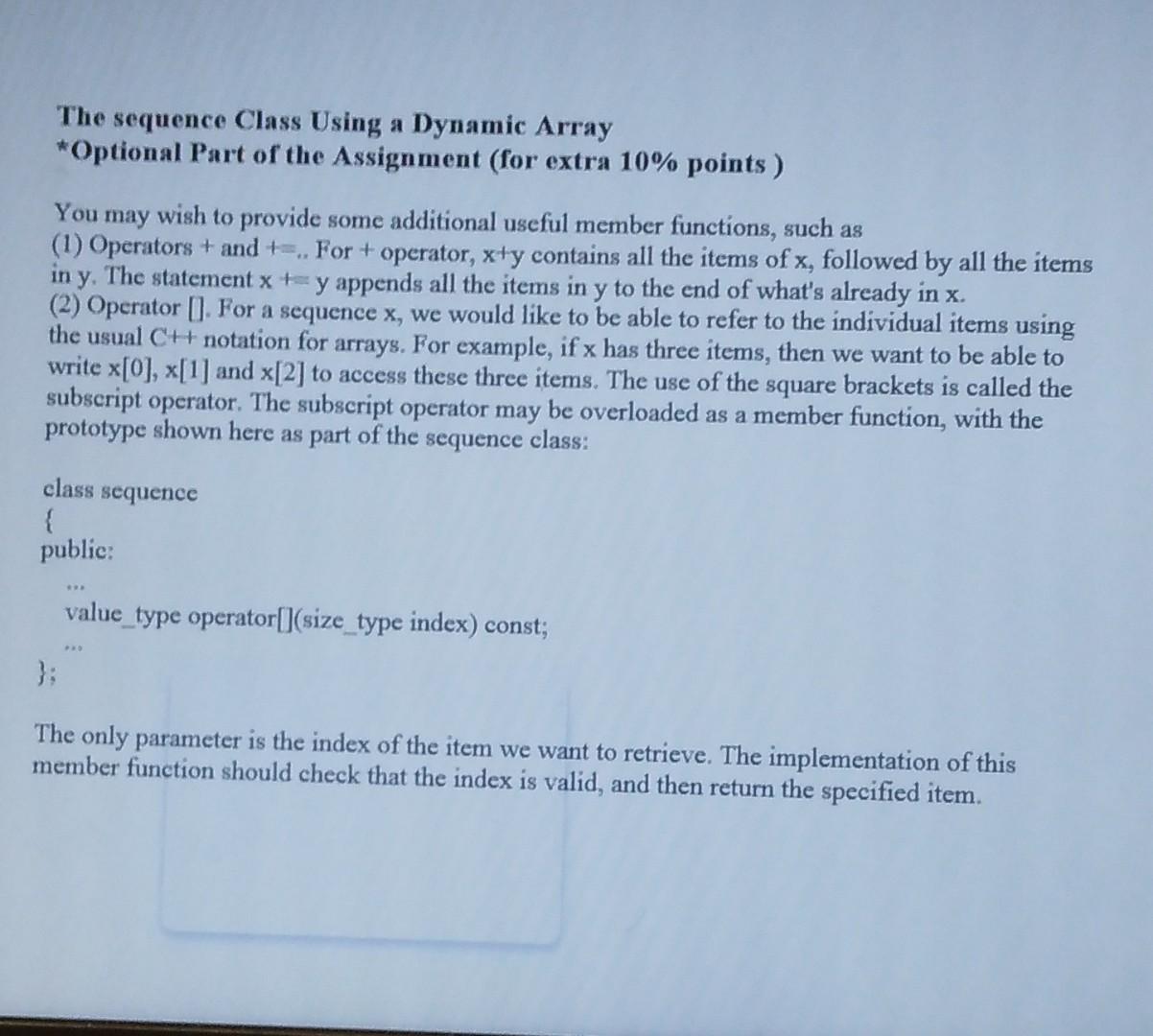 Solved Page of Programming Assignment 3: Revise the sequence | Chegg.com