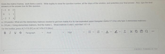 Solved to the findt answers. Atso, type the finni lanswers | Chegg.com