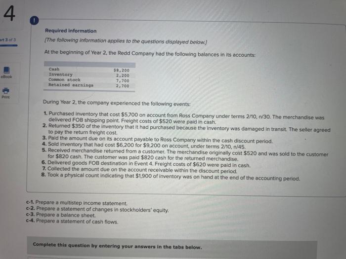 Solved complete c-1 through c-4 | Chegg.com