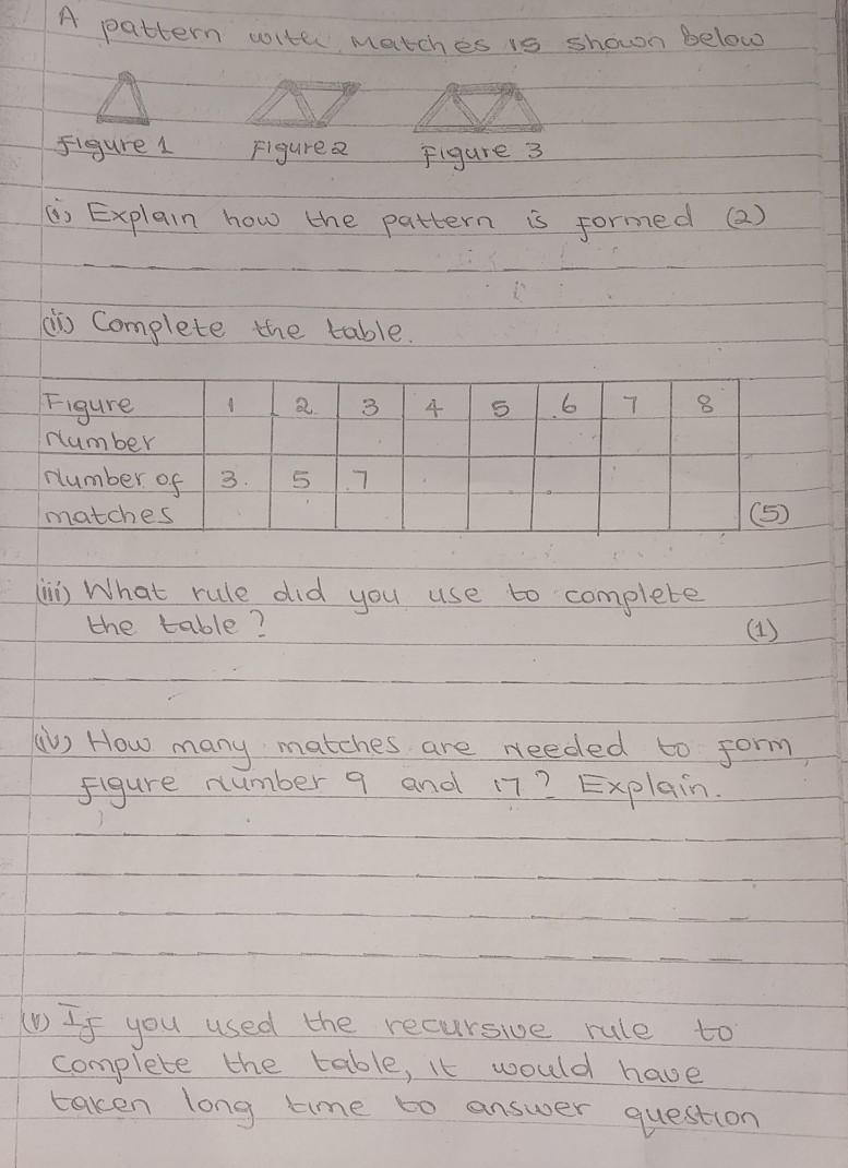 Solved A pattern wite matches is shown below figure 1 | Chegg.com