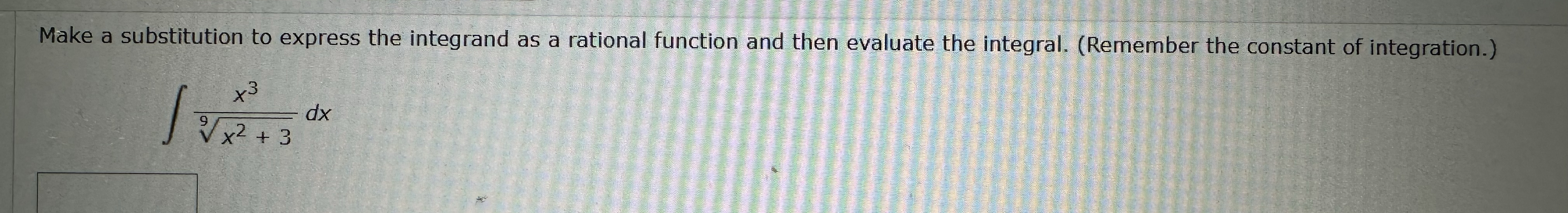 Solved Make a substitution to express the integrand as a | Chegg.com