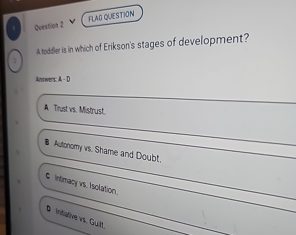Erikson S Stages Of Development