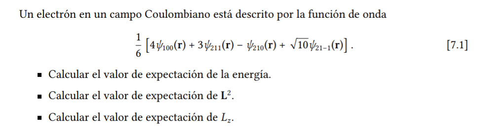 Solved An Electron In A Coulomb Field Is Described By The