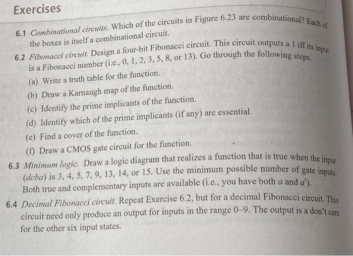 Solved 6.5 Prime number circuit. Design a circuit whose | Chegg.com